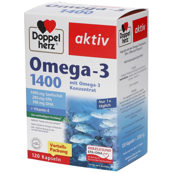 Doppelherz® Omega-3 1400 120 St - shop-apotheke.com