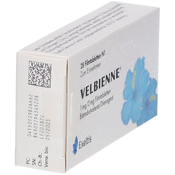 VELBIENNE® 1 mg/2 mg 28 St - shop-apotheke.com