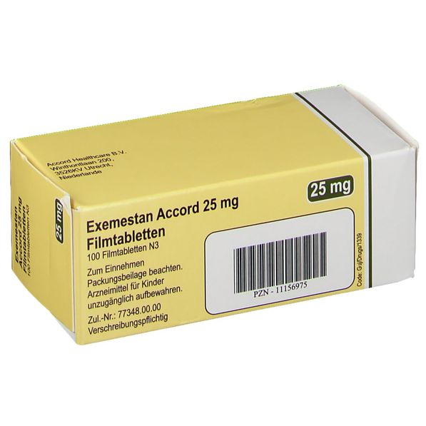 Exemestan Accord 25 mg 100 St - shop-apotheke.com