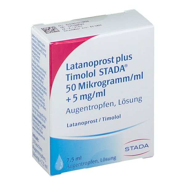 Latanoprost plus Timolol STADA® 50 µg/ml + 5 mg/ml 3x2,5 ml - shop ...