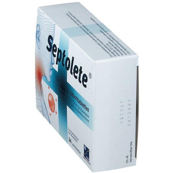 Septolete® 3 mg/1 mg Lutschtabletten 24 St - shop-apotheke.com