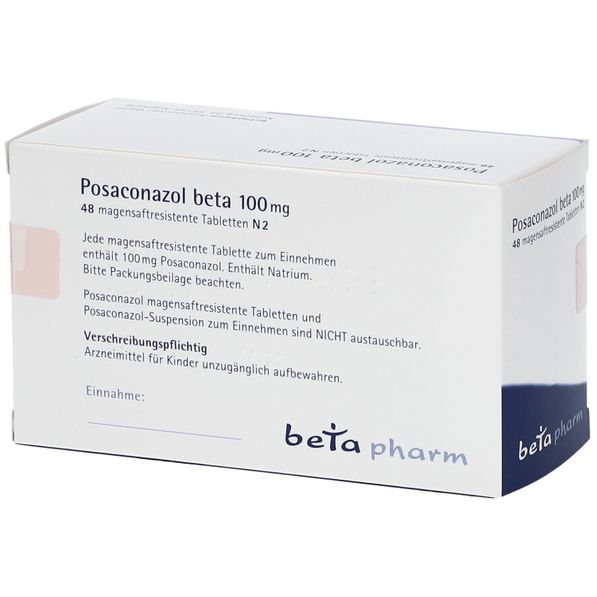 Posaconazol beta 100 mg 48 St - shop-apotheke.com