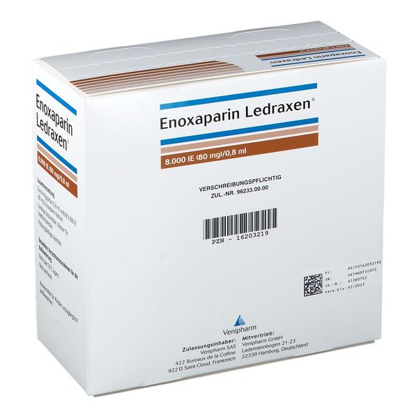 Enoxaparin Ledraxen® 8.000 IE 80 mg/0,8 ml 24 St - shop-apotheke.com
