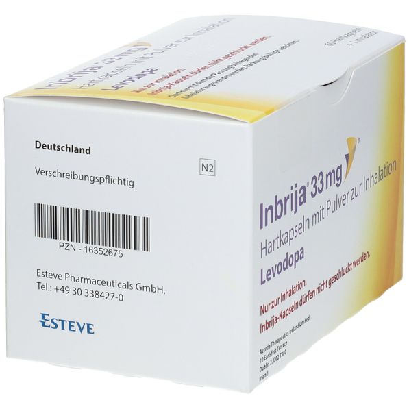 INBRIJA 33 mg Hartkapseln m.Plv.z.Inhalation 60 St - shop-apotheke.com