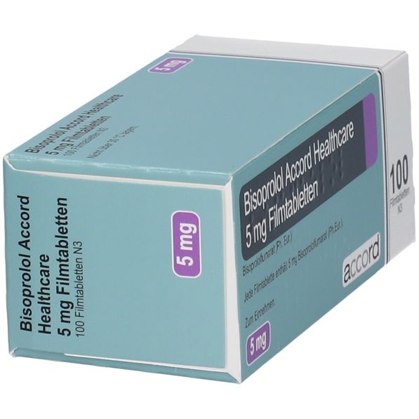 BISOPROLOL Accord Healthcare 5 mg Filmtabletten 100 St - shop-apotheke.com