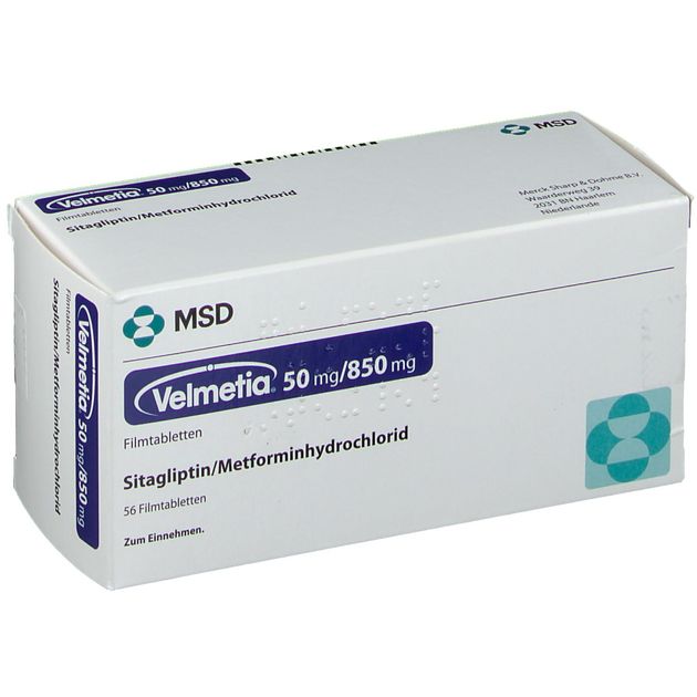 Velmetia® 50 mg/850 mg 56 St - shop-apotheke.com