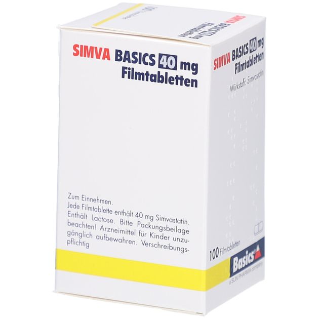 SIMVA BASICS 40 mg 100 St - shop-apotheke.com