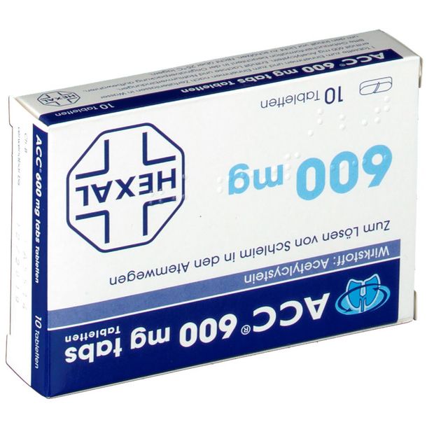 ACC® 600 mg tabs 10 St - shop-apotheke.com