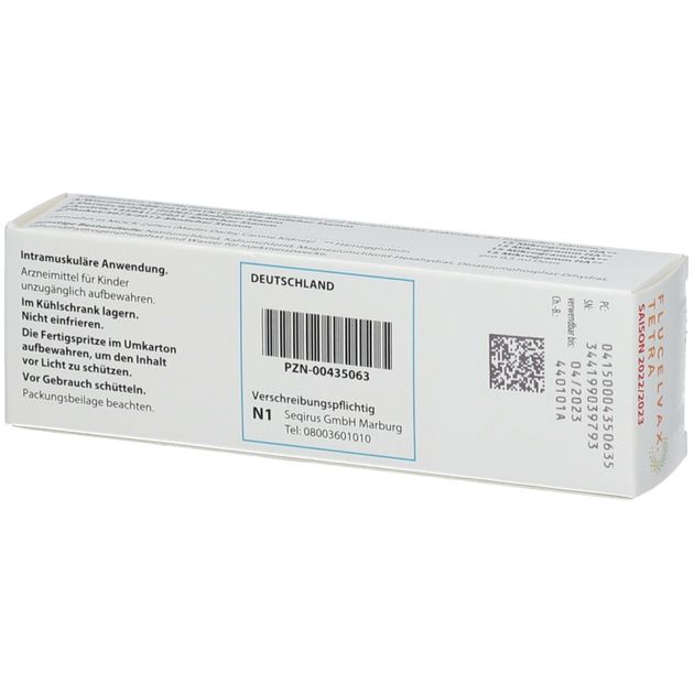 FLUCELVAX Tetra 2022/2023 Inj.-Susp.F-Spr.m.Kanüle 0,5 ml - shop ...