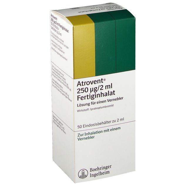 Atrovent® 250 ug/2 ml Fertiginhalat 50x2 ml - shop-apotheke.com