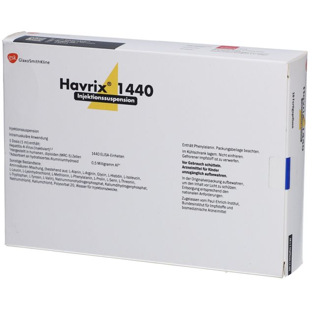Havrix: Hepatitis-A-Impfung | Shop Apotheke