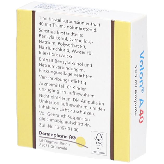 Volon®A 40 Ampullen 1 ml - shop-apotheke.com