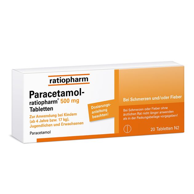 Paracetamol gegen Schmerzen kaufen auf Shop Apotheke