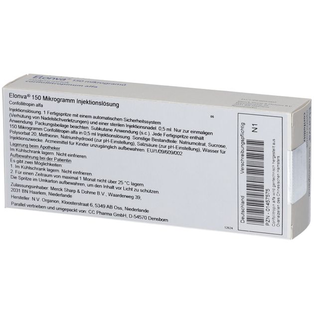 ELONVA 150 Mikrogramm Injektionslsg.i.e.Fertigspr. 0,5 ml - shop ...