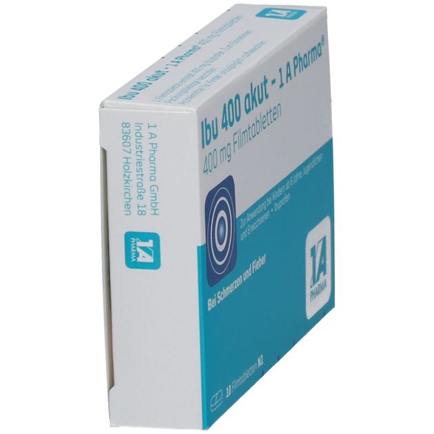 Ibu 400 akut - 1 A Pharma® 10 St - shop-apotheke.com