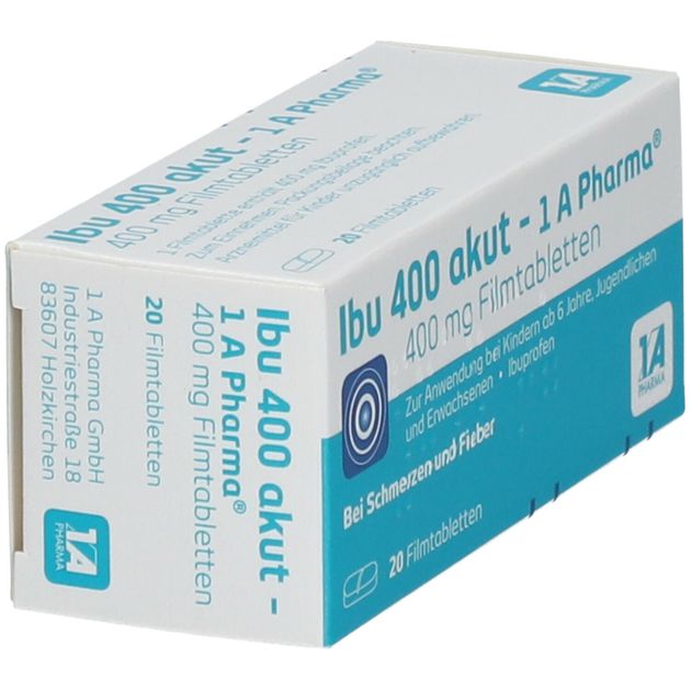 Ibu 400 akut - 1 A Pharma® 20 St - shop-apotheke.com