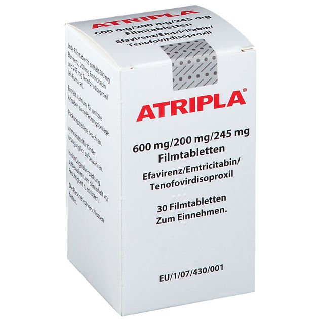 ATRIPLA® 600 mg/200 mg/245 mg 30 St - shop-apotheke.com