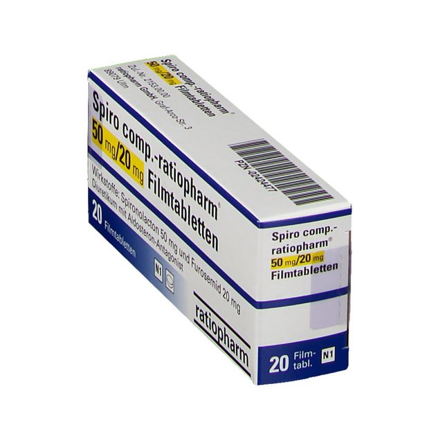 Spiro comp.-ratiopharm® 50 mg/20 mg 20 St - shop-apotheke.com