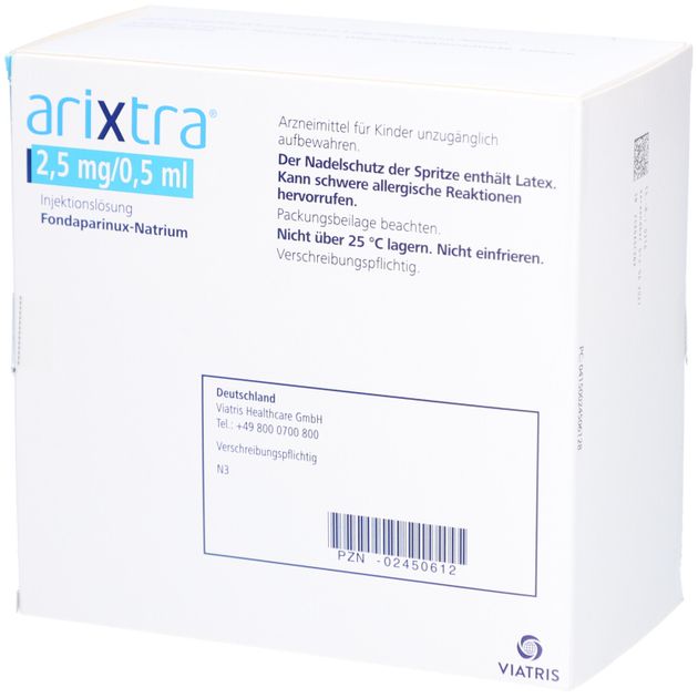 arixtra® 2,5 mg/0,5 ml 20x0,5 ml - shop-apotheke.com