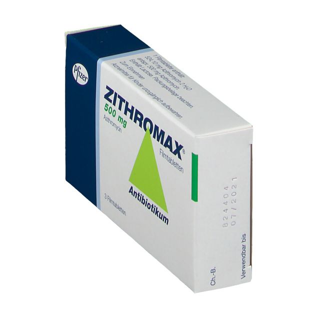 ZITHROMAX® 500 mg 3 St - shop-apotheke.com