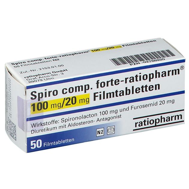 Spiro comp. forte-ratiopharm® 100 mg/20 mg 50 St - shop-apotheke.com