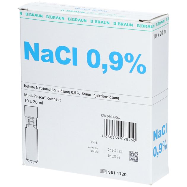 Kochsalzlösung 0,9% Mini-Plasco® Connect 10x20 ml - shop-apotheke.com