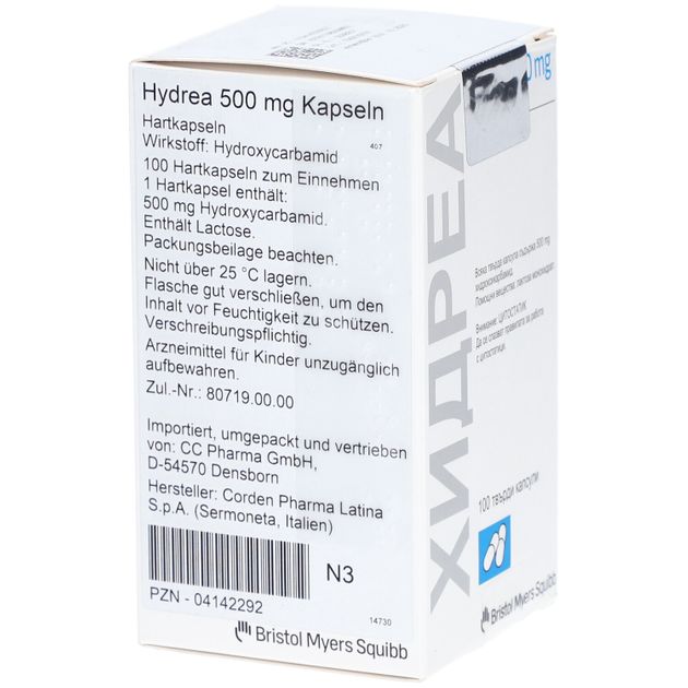 Hydrea® 500 mg 100 St - shop-apotheke.com
