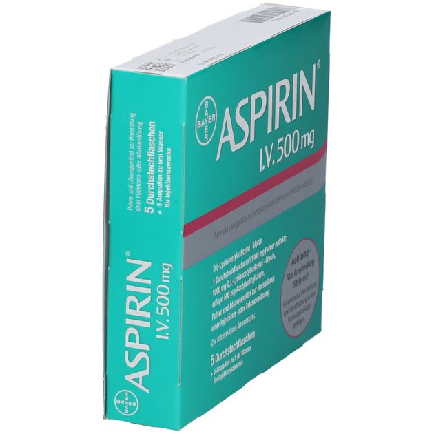 ASPIRIN® I.V. 500 mg 5 St - shop-apotheke.com