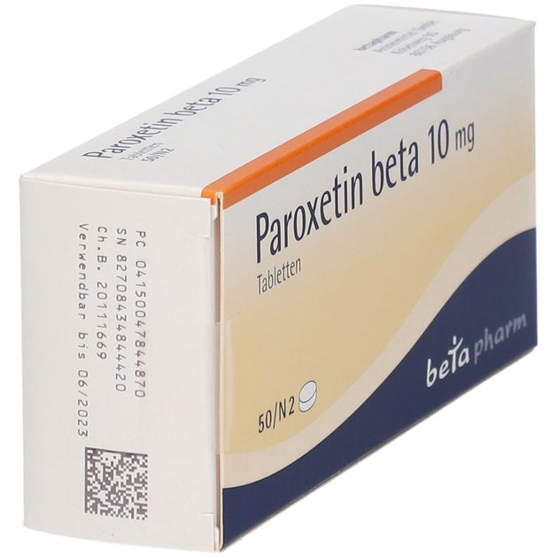 Paroxetin beta 10 mg 50 St - shop-apotheke.com