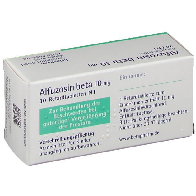 Alfuzosin beta 10 mg 30 St - shop-apotheke.com