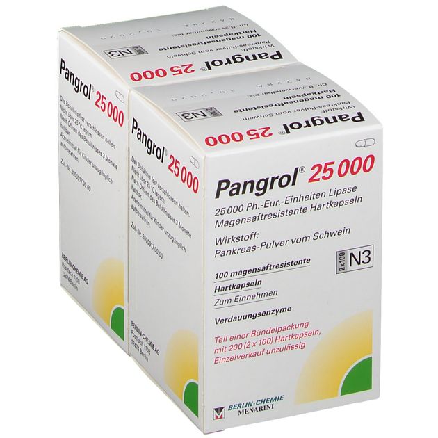 Pangrol® 25000 Kapseln 200 St - shop-apotheke.com