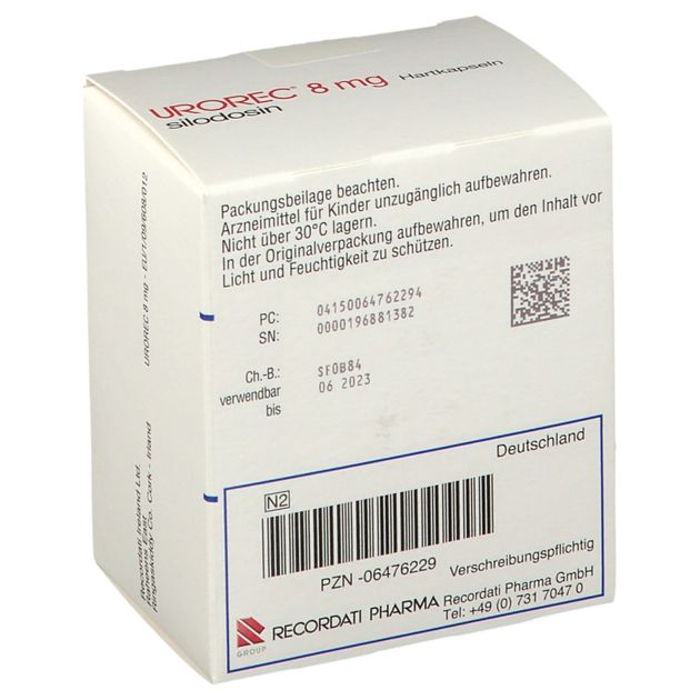 Urorec 8 mg 50 St - shop-apotheke.com
