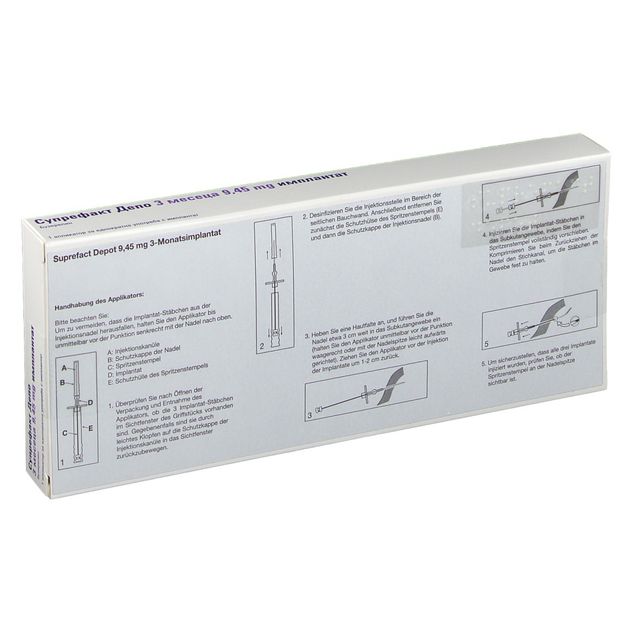Suprefact® Depot 9,45 mg 3-Monatsimplantat 1 St - shop-apotheke.com