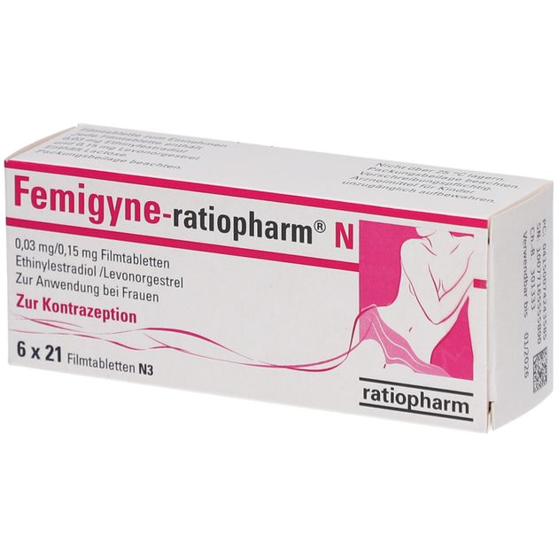 Femigyne-ratiopharm® N 6x21 St - shop-apotheke.com