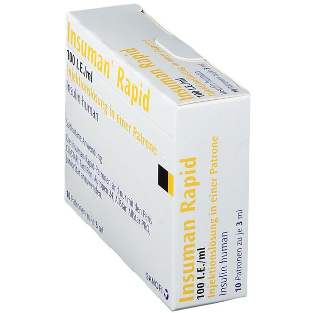 Insuman® Rapid 100 I.E./ml 10x3 ml - shop-apotheke.com