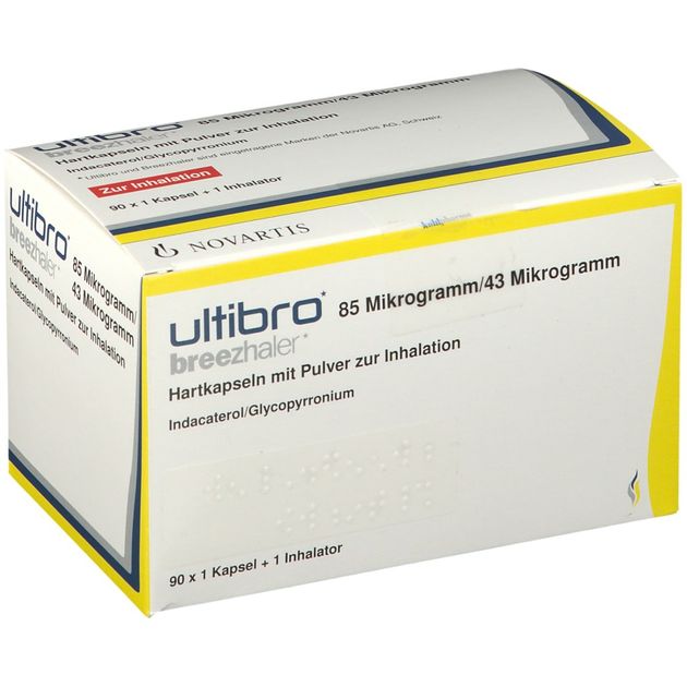 Ultibro® Breezhaler 85 µg/43 µg 90 St - shop-apotheke.com