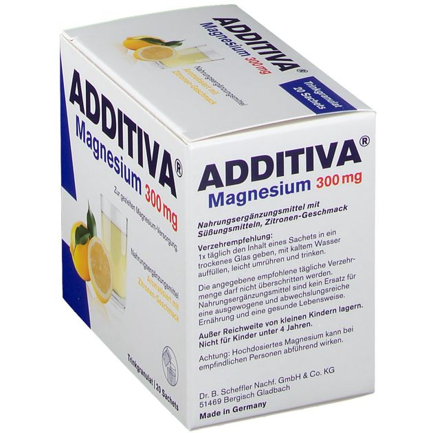 ADDITIVA® MAGNESIUM 300 mg N 20 St - shop-apotheke.com