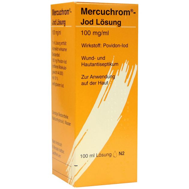 Mercuchrom®-Jod Lösung 100 ml - shop-apotheke.com
