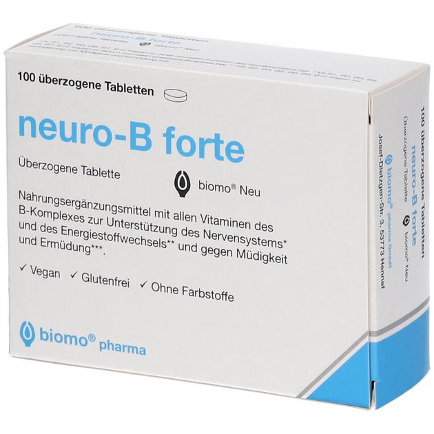 neuro-B forte biomo® Neu 100 St - shop-apotheke.com