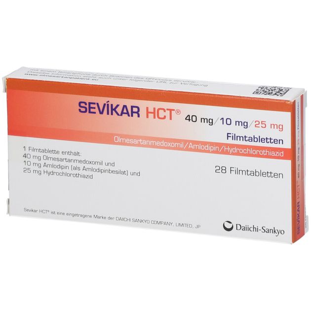 SEVIKAR HCT® 40 mg/10 mg/25 mg 28 St - shop-apotheke.com