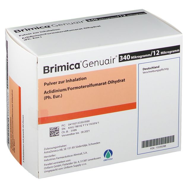 Brimica Genuair 340 µg/12 µg 3 St - shop-apotheke.com