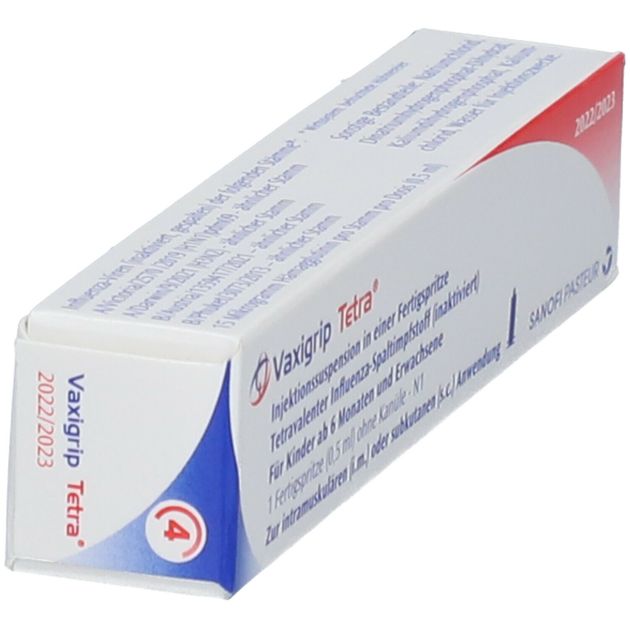 VAXIGRIP Tetra 2022/2023 Inj.Susp.Fertigspr.o.Kan. 1 St - shop-apotheke.com