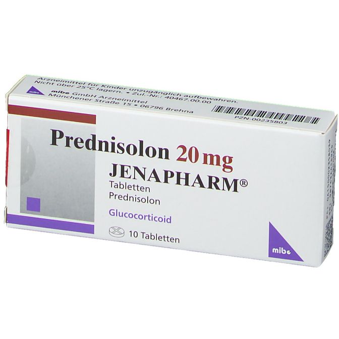 Prednisolon 20 mg JENAPHARM® 10 St - shop-apotheke.com