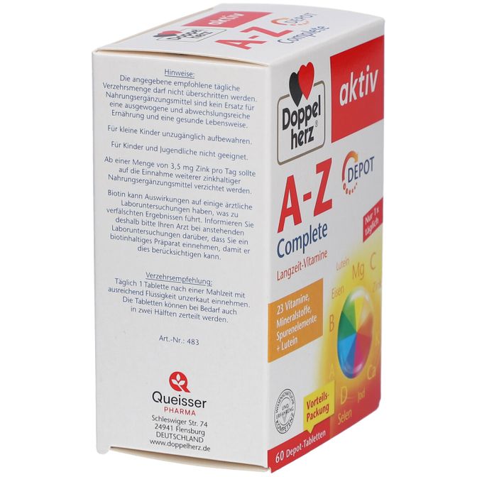 Doppelherz A-Z Complete DEPOT 60 St - shop-apotheke.com
