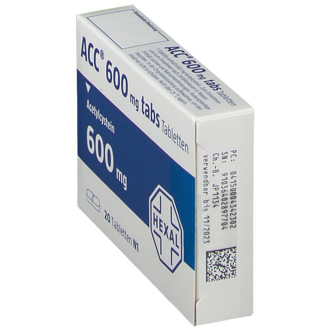 ACC® 600 mg tabs 20 St - shop-apotheke.com