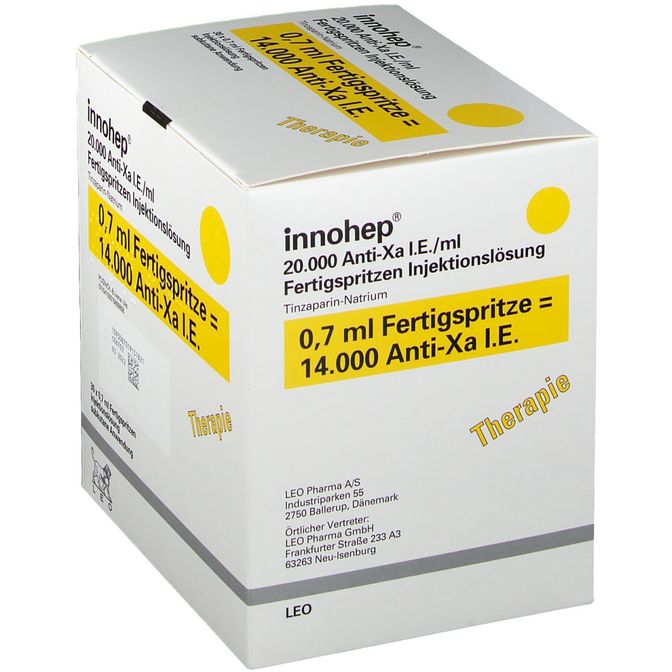 Innohep® 20.000 Anti-Xa I.E./ ml 0,7 ml 30x0,7 ml - shop-apotheke.com