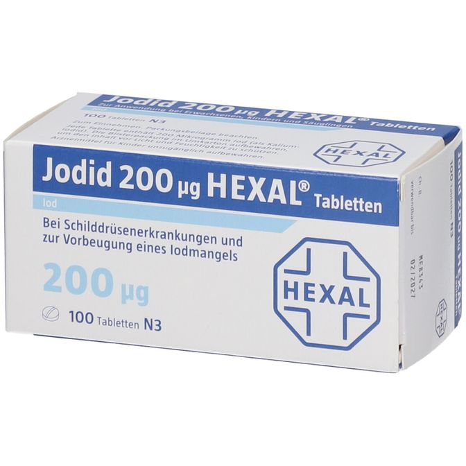 Jodid 200 µg HEXAL® 100 St - shop-apotheke.com