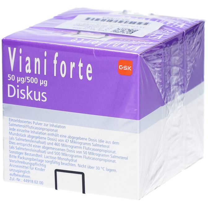 Viani® forte 50 µg/500 µg Diskus® 3x60 St - shop-apotheke.com