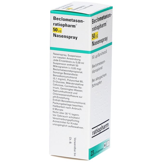 Beclometason-ratiopharm® 50 µg 1 St - shop-apotheke.com