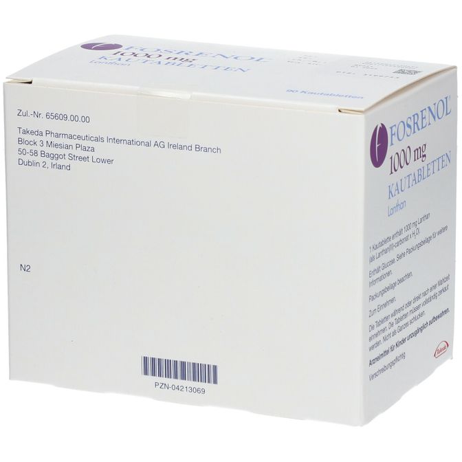 Fosrenol® 1000 mg 90 St - shop-apotheke.com